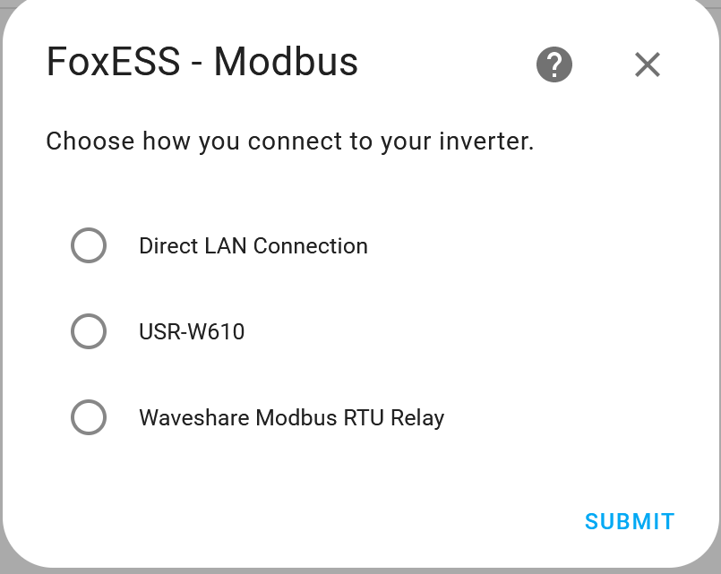 Improve config flow · Issue #139 · nathanmarlor/foxess_modbus · GitHub