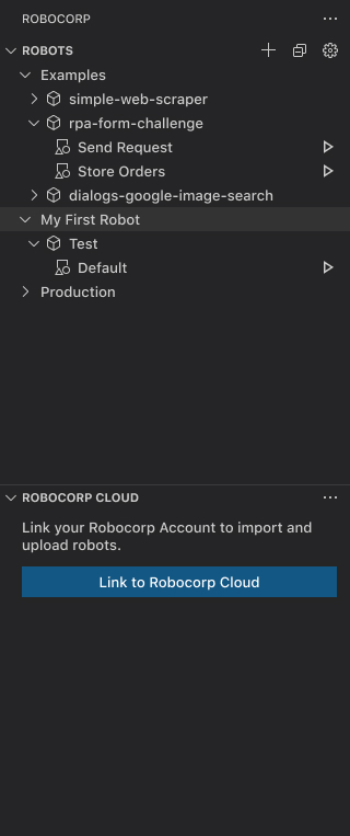 Robocorp Code support for Robocorp Cloud actions · Issue #225 · robocorp/robotframework-lsp · GitHub