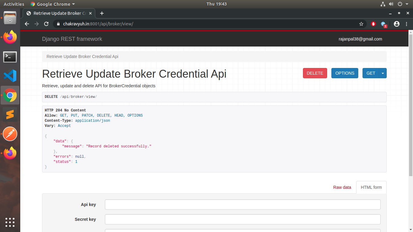 Postman Unusual Behavior Got A Response From The Browser But Not From Postman · Issue 7862