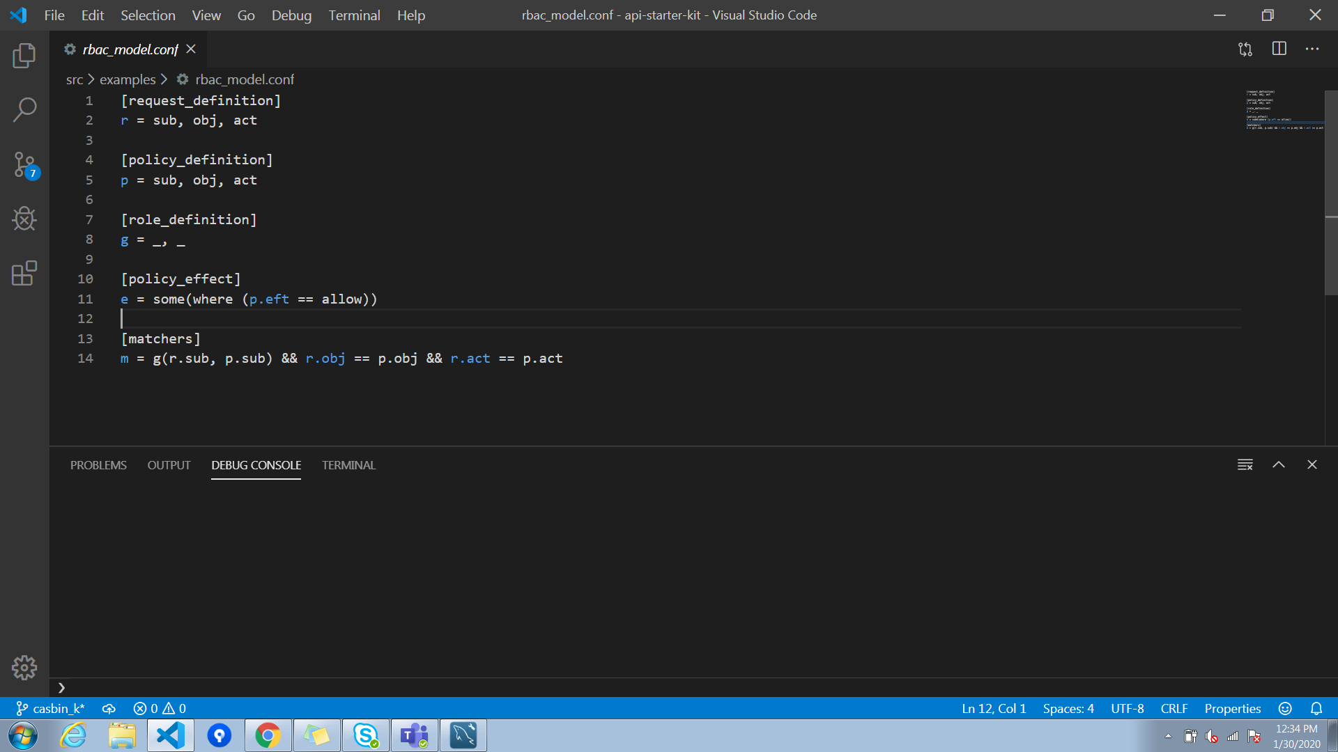 Am Using Casbin Sequelize Adapter To Load The Policy From Database · Issue 112 · Casbinnode 4179