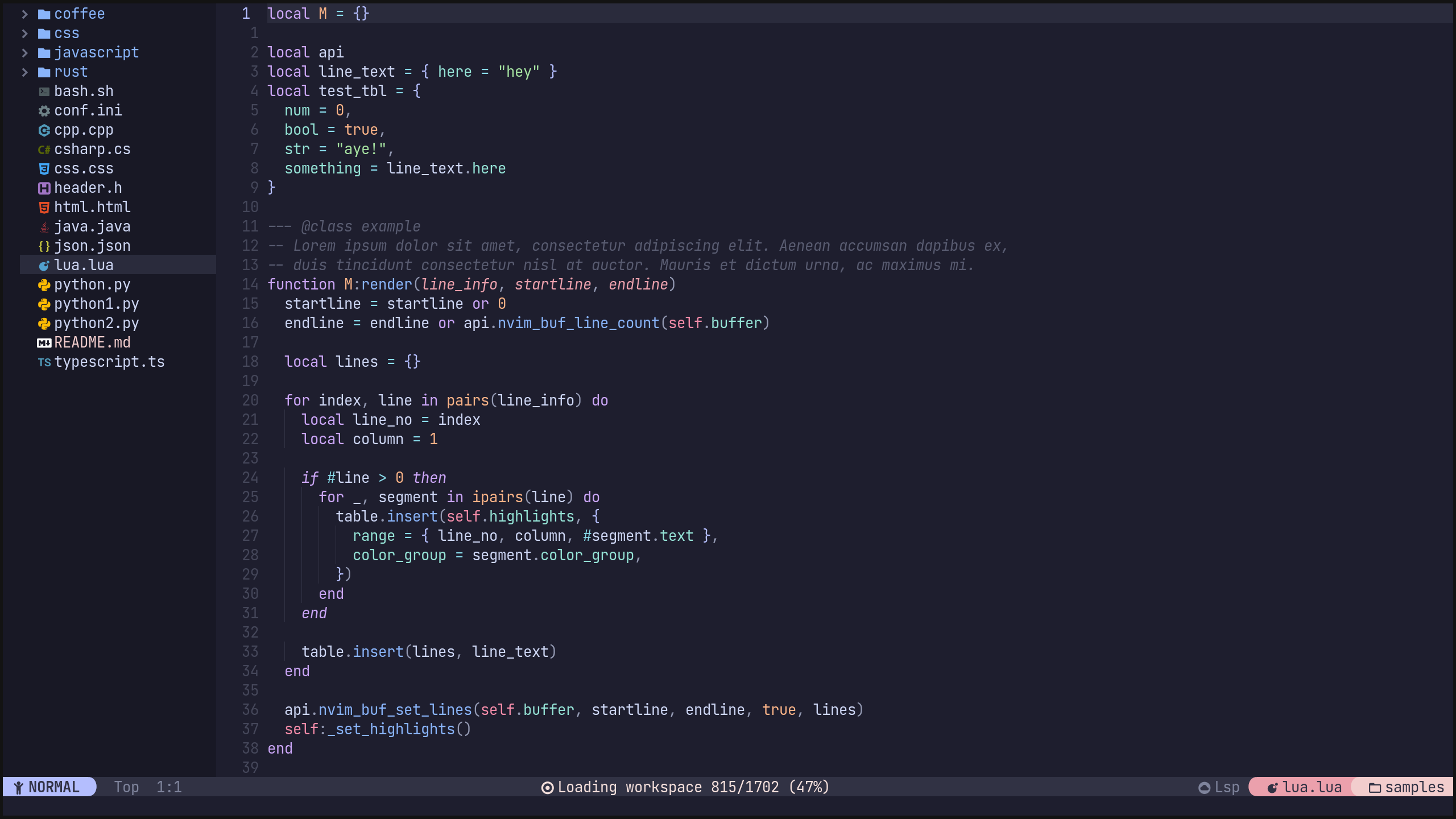 GitHub - opalmay/catppuccin-nvim: 🍨 Soothing pastel theme for Neovim