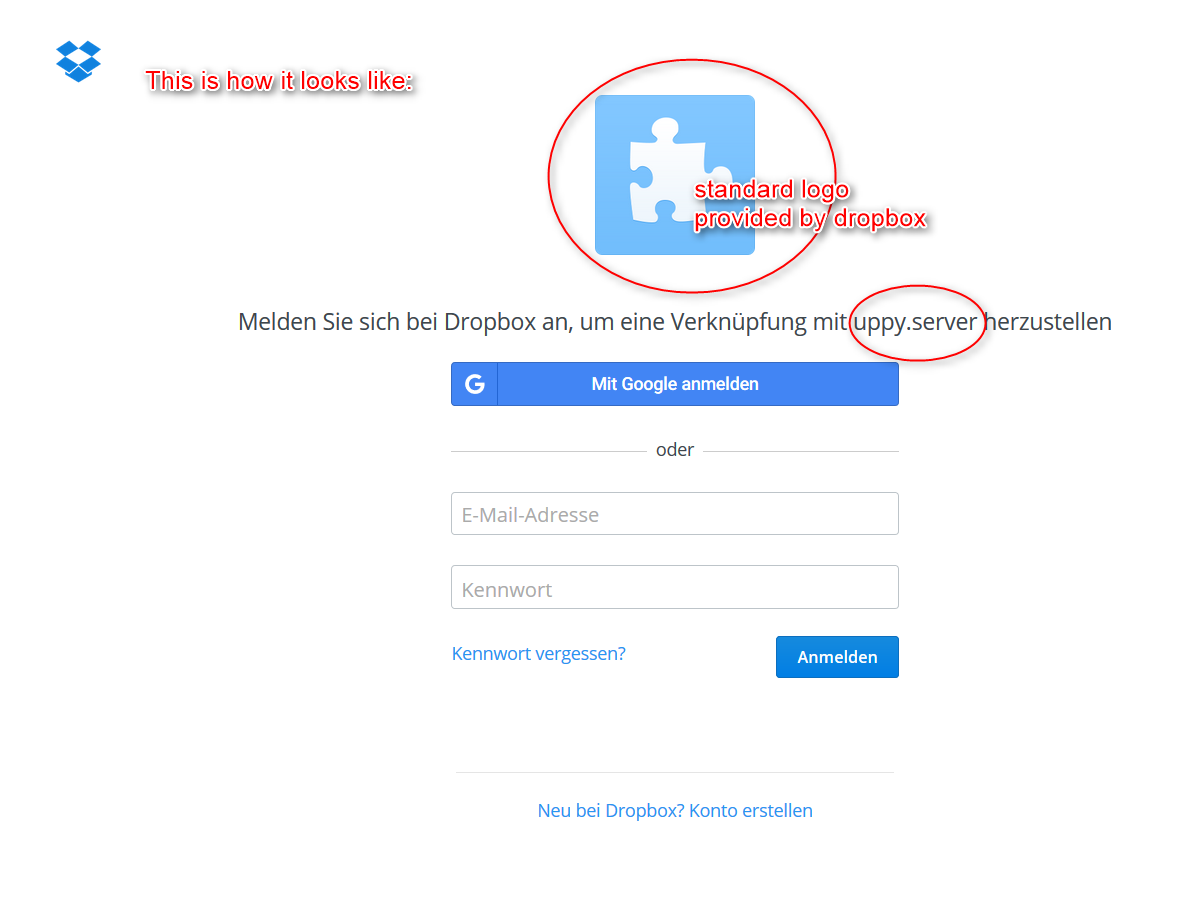 Show trusted elements on auth of dropbox, googledrive... · Issue #247 · transloadit/uppy · GitHub