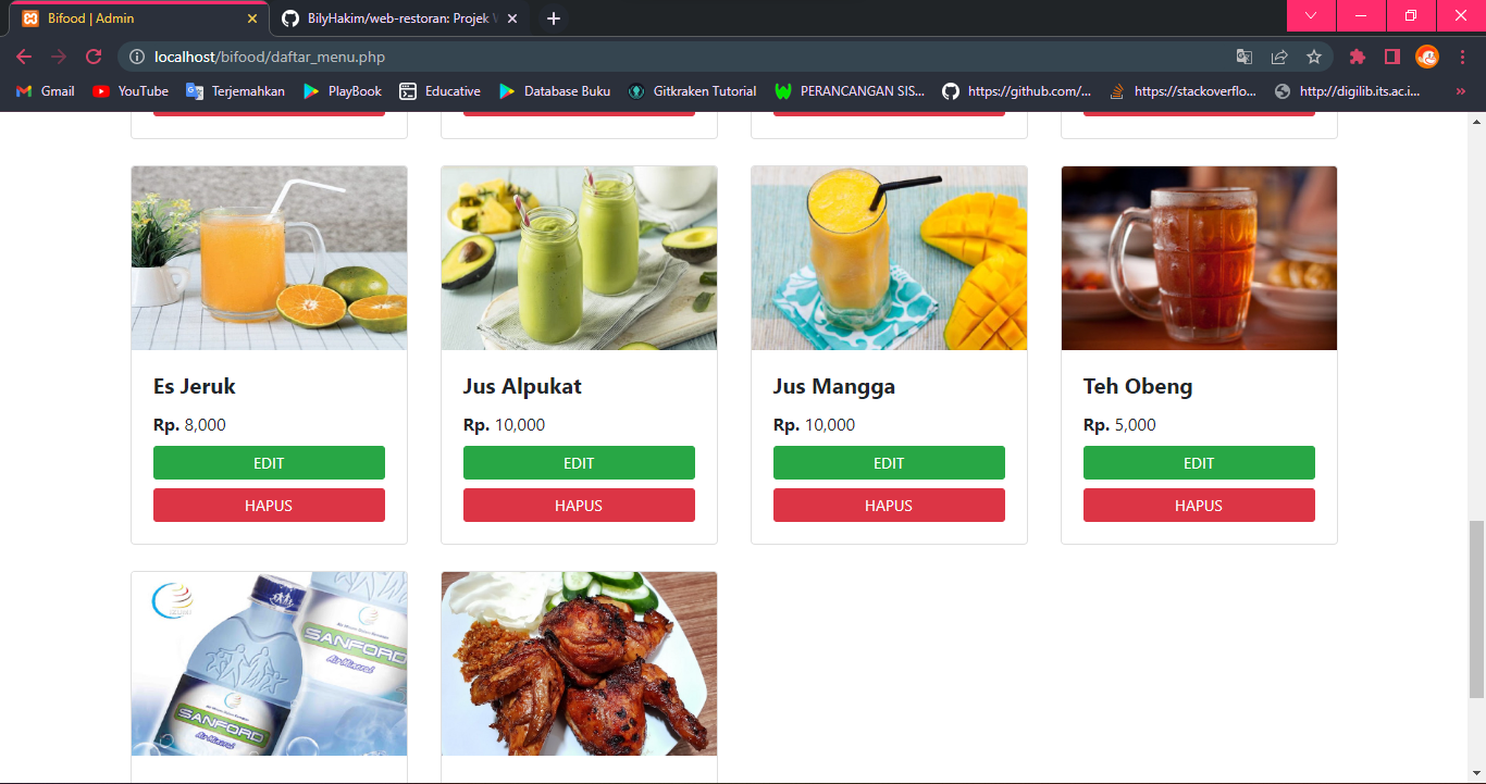 GitHub - BilyHakim/web-restoran: Projek Website Berbabasis PHP dan ...