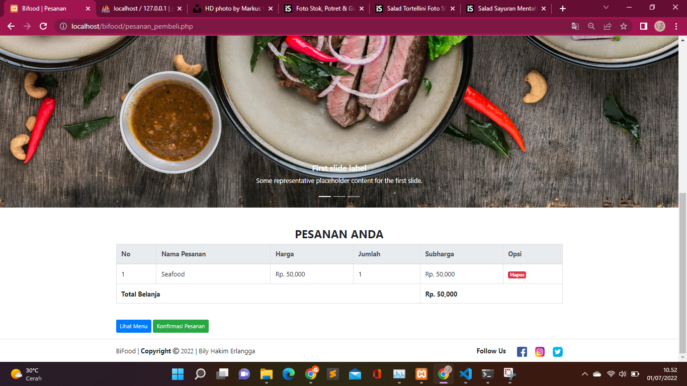 GitHub - BilyHakim/web-restoran: Projek Website Berbabasis PHP dan ...