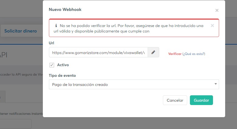 Gomariz store Iberica Sl · Issue #1811 · VivaPayments/API · GitHub