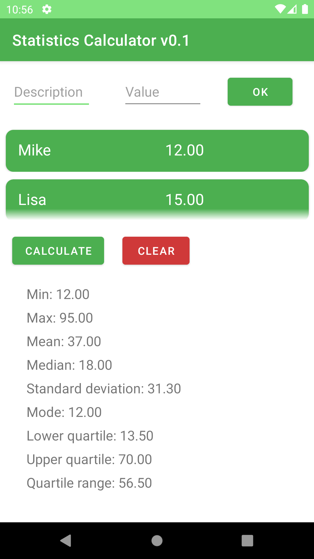 GitHub - lagerqvr/android-statistics-app: Android application written ...