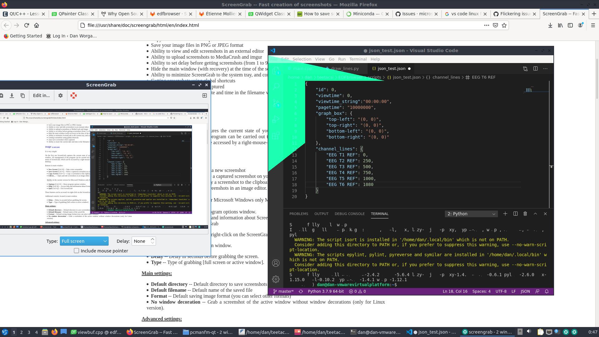 Flashing, Glitching, crazy polygons on Linux · Issue #111387 · microsoft/vscode · GitHub