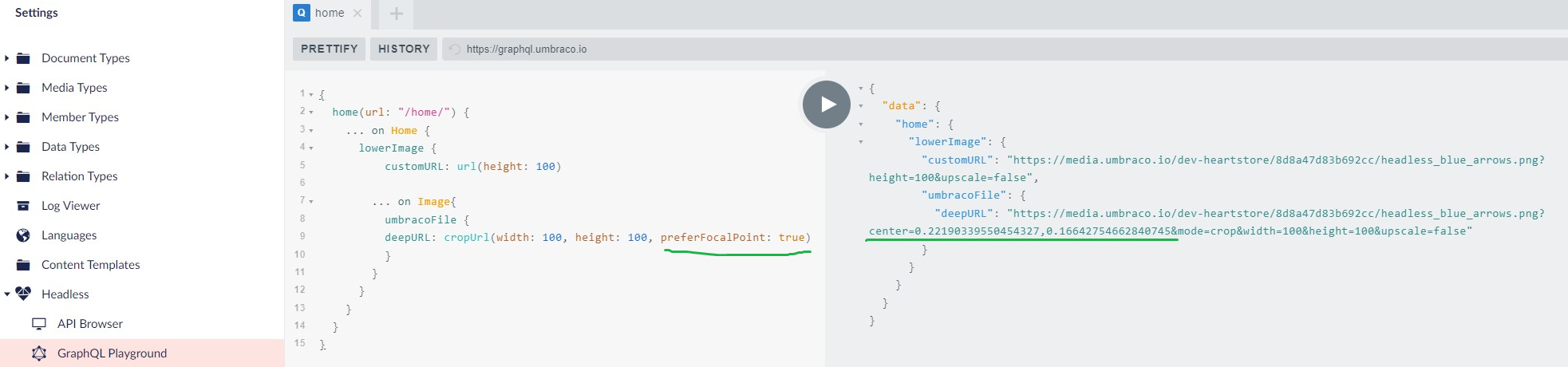 Feature Request Add The Preferfocalpoint Crop To The Url Property · Issue 31 · Umbraco Umbraco