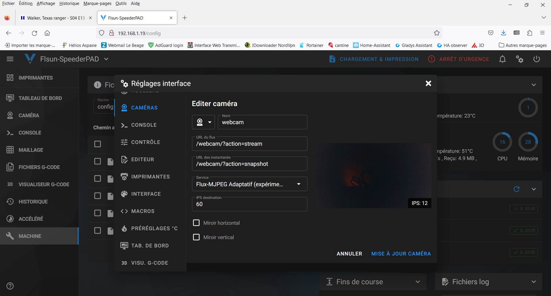 [speeder pad of FLSUN] Camera into Home Assistant · Issue #19 · marcolivierarsenault/moonraker ...