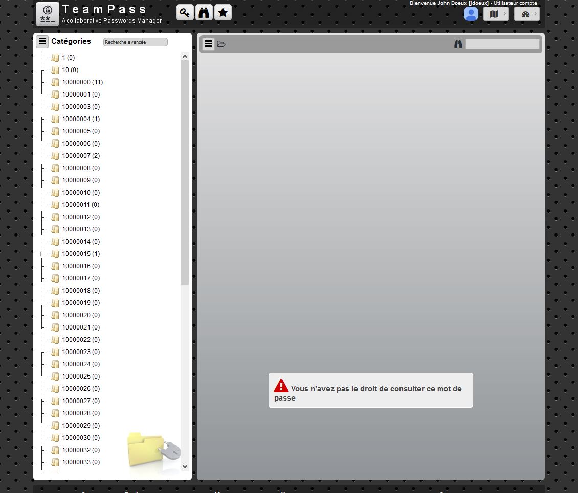 New user gets full access on his first session opening · Issue #2852 · nilsteampassnet/TeamPass ...
