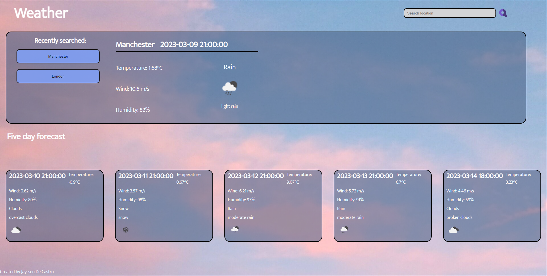 GitHub - jsen07/Weather-application