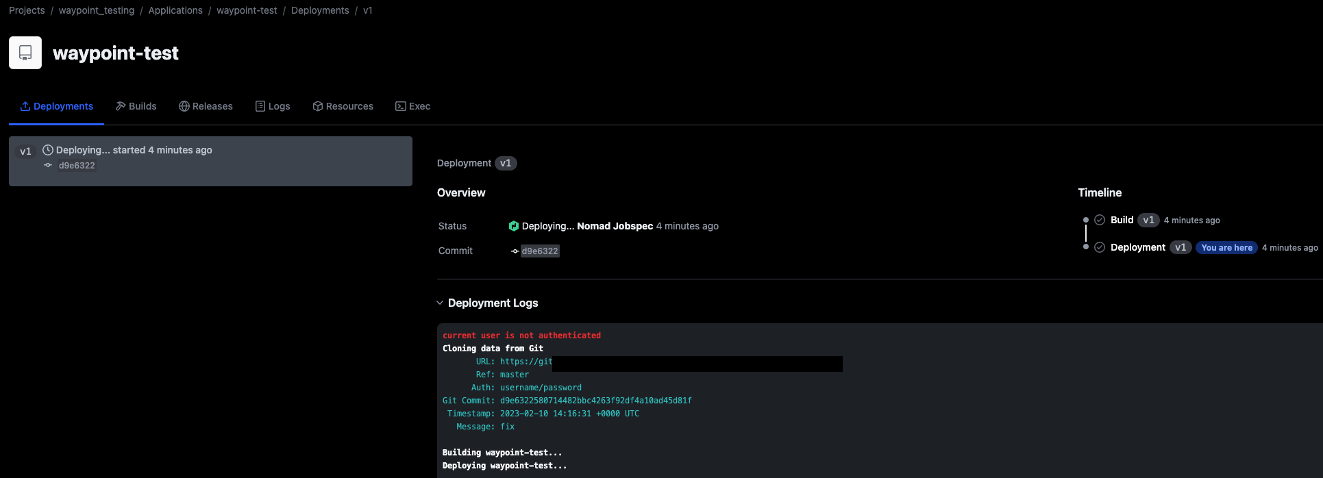 waypoint deploy to Nomad failing with nomad-jobspec · Issue #4515 · hashicorp/waypoint · GitHub