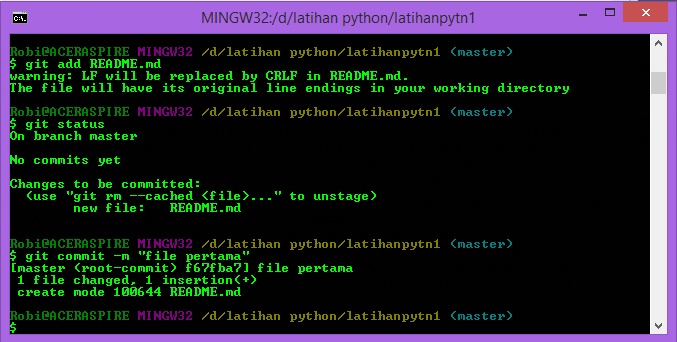 Github Robisubagja Latihan Membuat Repository