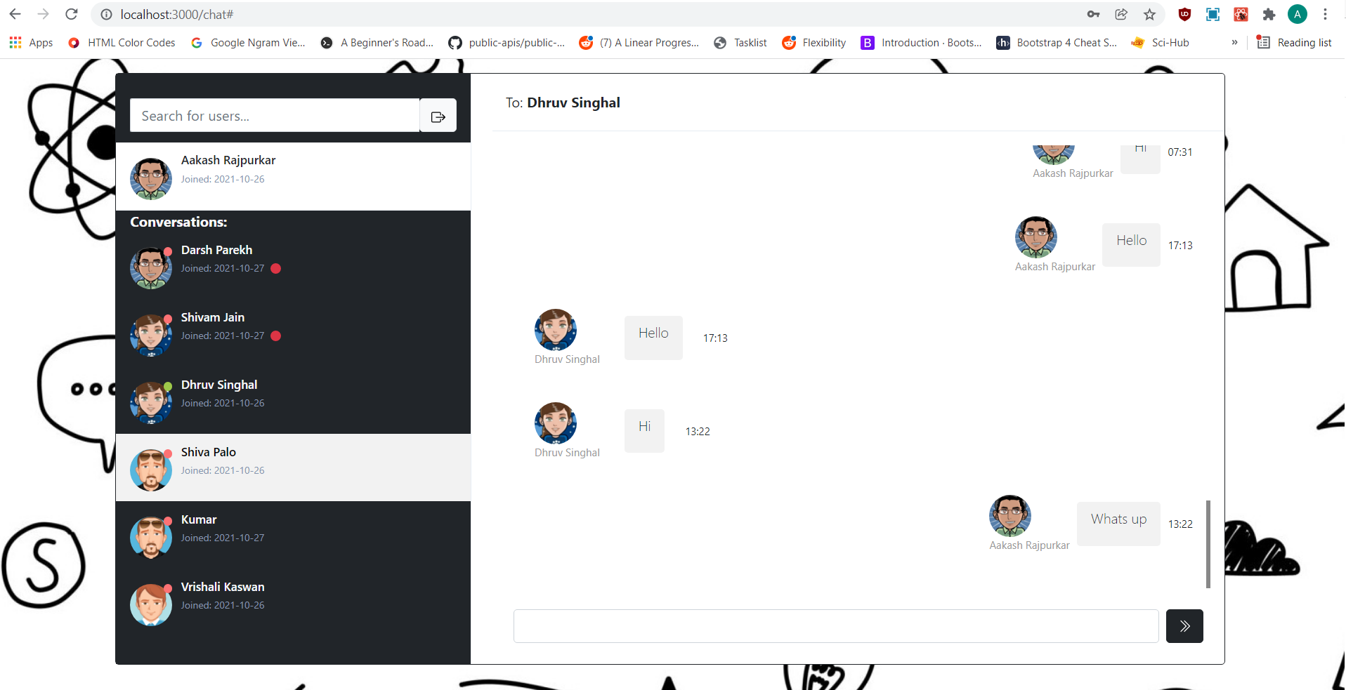 GitHub - kashhhh/Converse: A Real-Time Chat Application using Sockets ...
