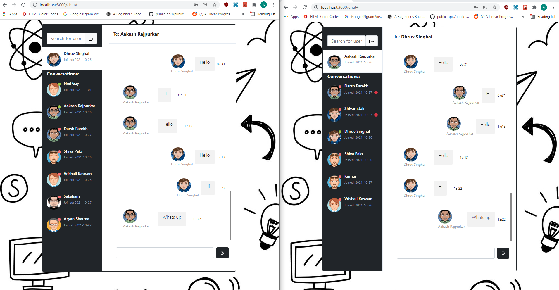 GitHub - kashhhh/Converse: A Real-Time Chat Application using Sockets ...