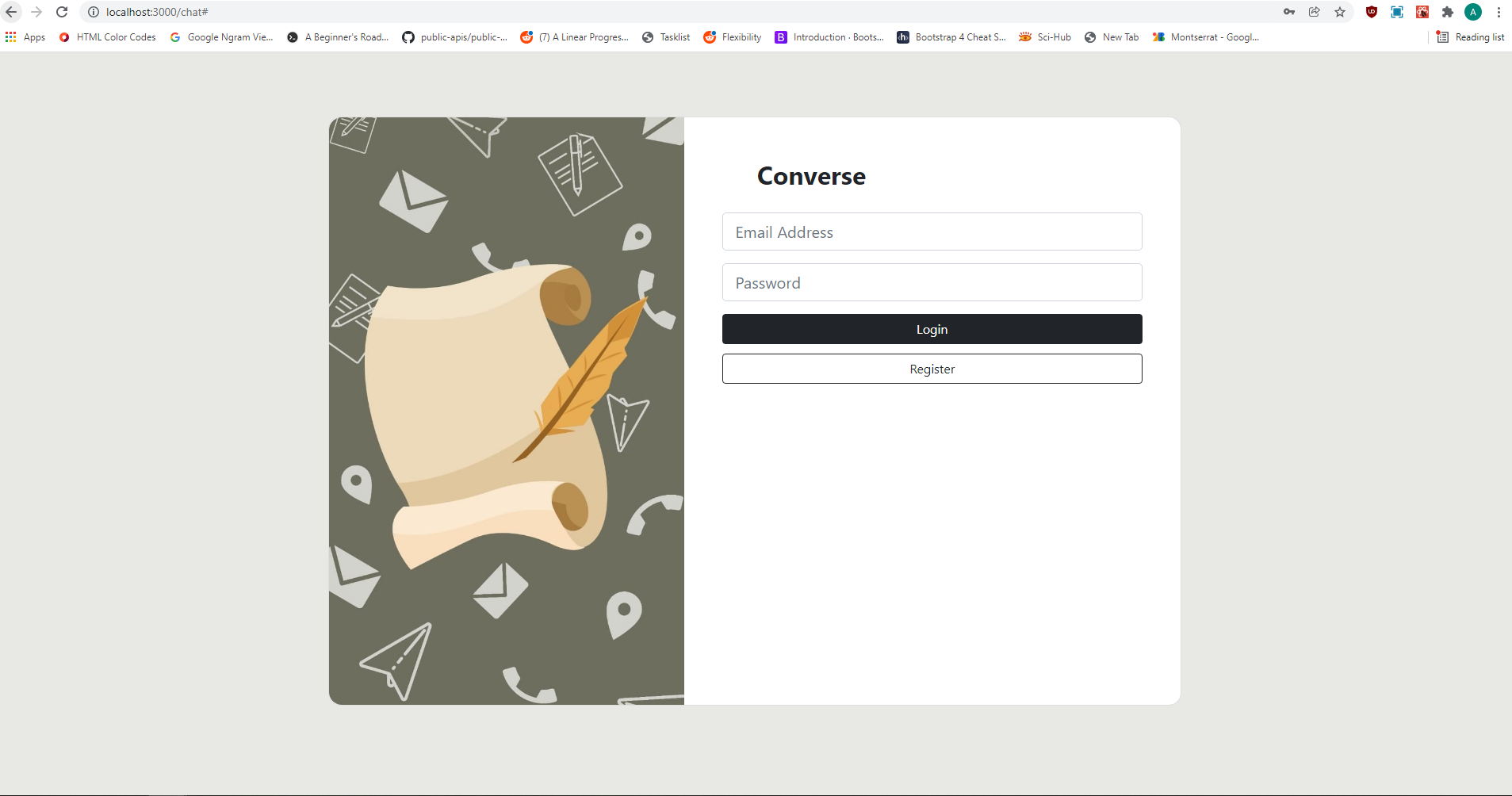 GitHub - kashhhh/Converse: A Real-Time Chat Application using Sockets and Polling using a REST API