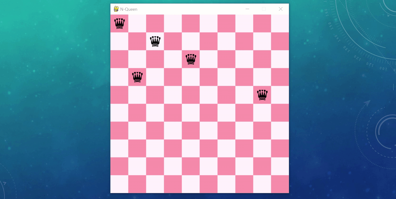 GitHub - Asra2000/N-Queen-Visualization: Visualization of the n-queens ...
