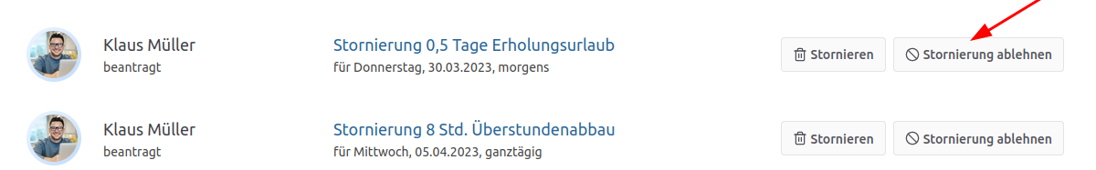 Stornierungsanfrage Ablehnen Modal öffnen Sich Nicht Automatisch · Issue 3761 