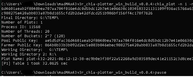 Stopped after phase 1 · Issue #336 · madMAx43v3r/chia-plotter · GitHub
