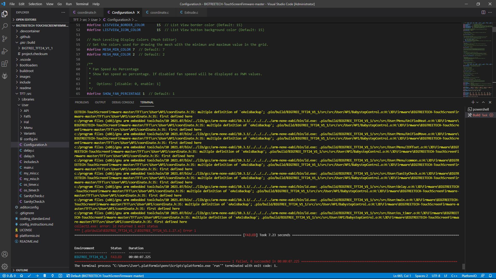problem is in the compilation of the firmware · Issue #2123 ...