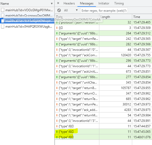 Signalr Client Not Acking Type 6 Ping · Issue 34451 · Dotnetaspnetcore · Github