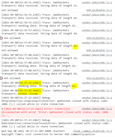 WSS Closure Immediately after KeepAlive · Issue #36308 · dotnet/aspnetcore · GitHub