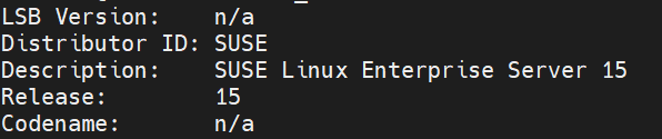 Sles for SAP not recognizing some distro commands · Issue #273 · python-distro/distro · GitHub