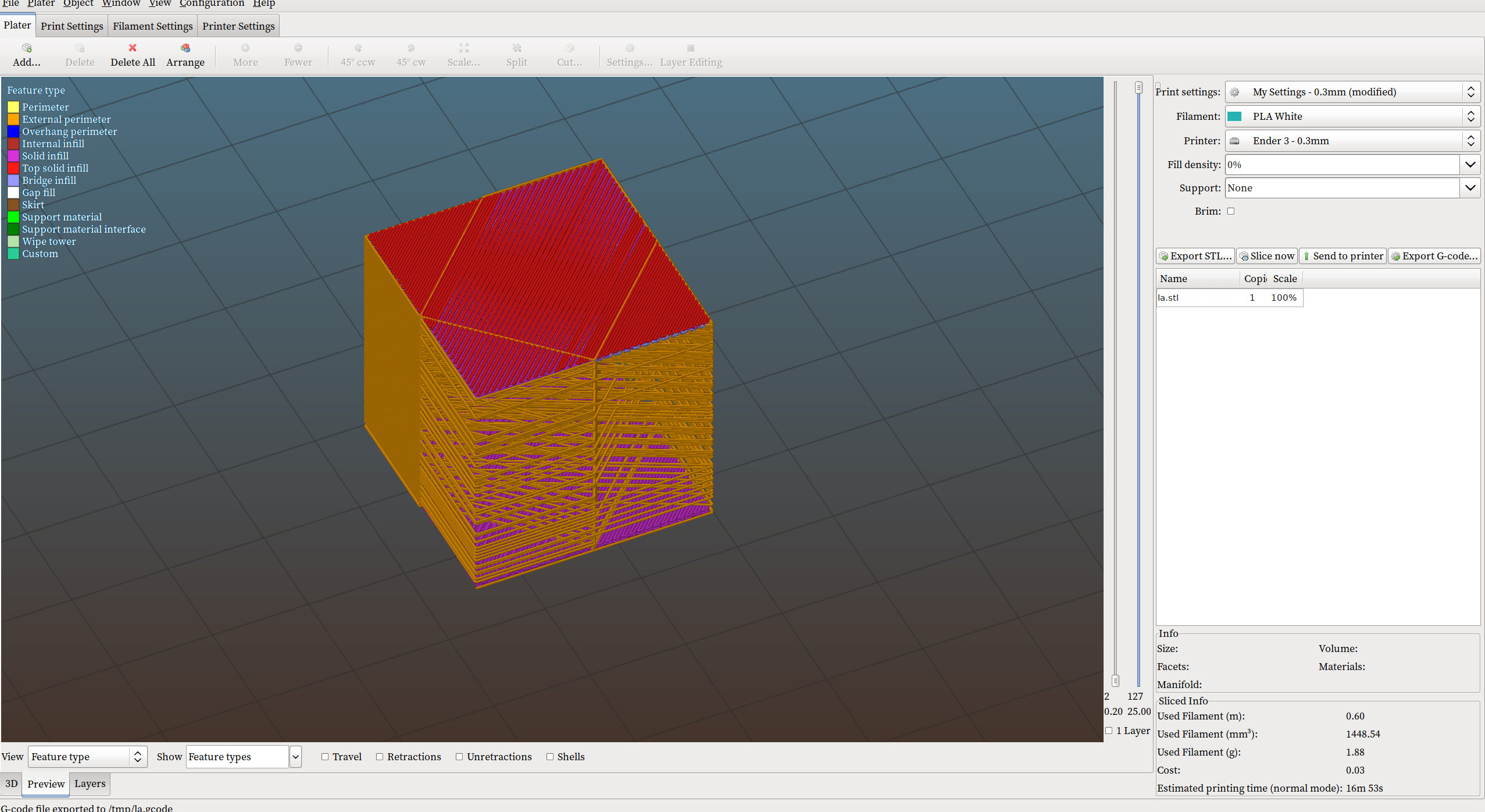 Exporting g-code results in its corruption - simple models only · Issue ...