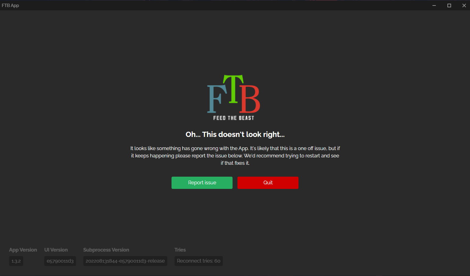 [Bug]: cant open ftb app · Issue #664 · FTBTeam/FTB-App · GitHub