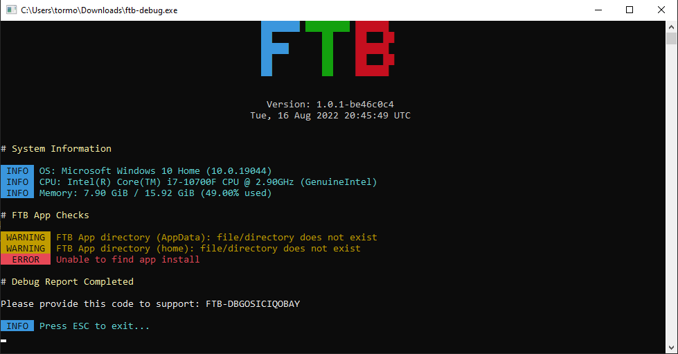 [Bug]: cant open ftb app · Issue #664 · FTBTeam/FTB-App · GitHub
