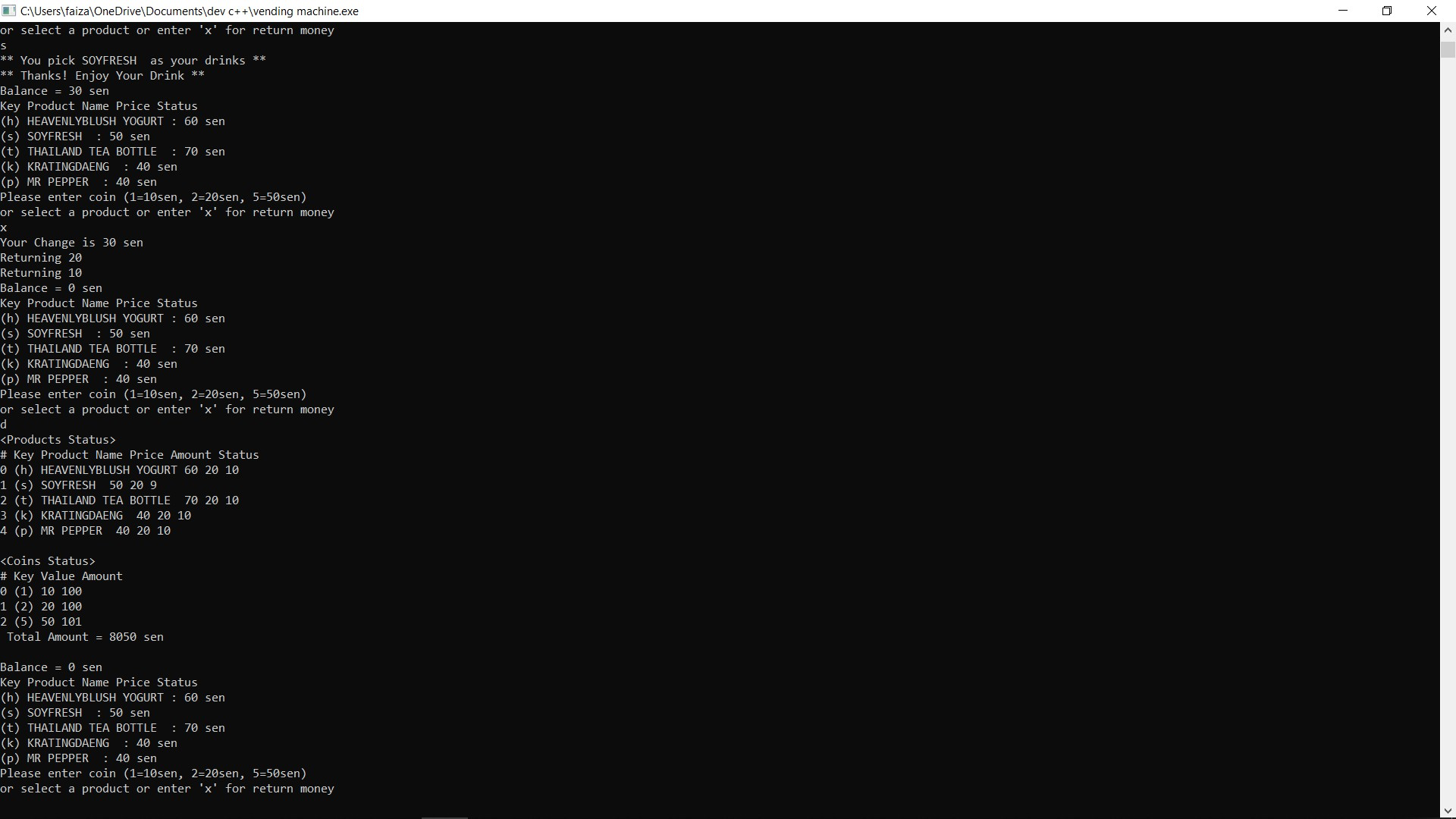 GitHub - josualoong/Mini-Project-Alpro: Vending Machine