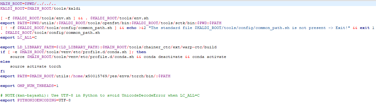 Why I Need To Set Every Python Shell Roadsuch Lmtrainpy Asrtrainpy · Issue 2248 · Espnet