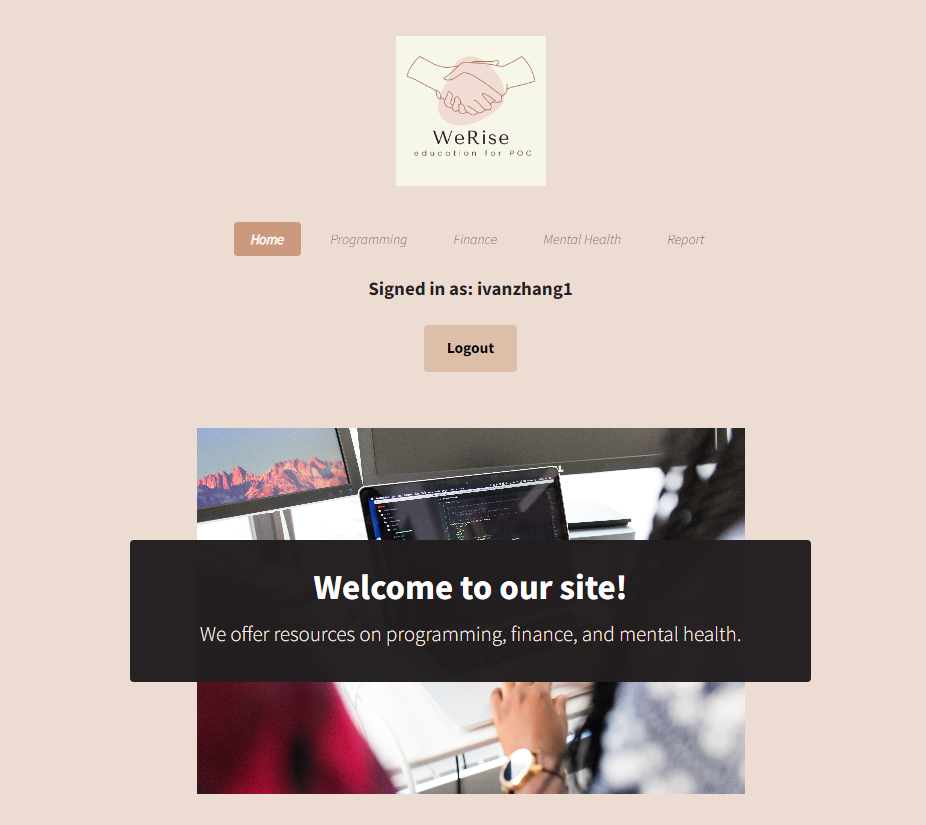 GitHub - ivanthecoder1/We-Rise-Project