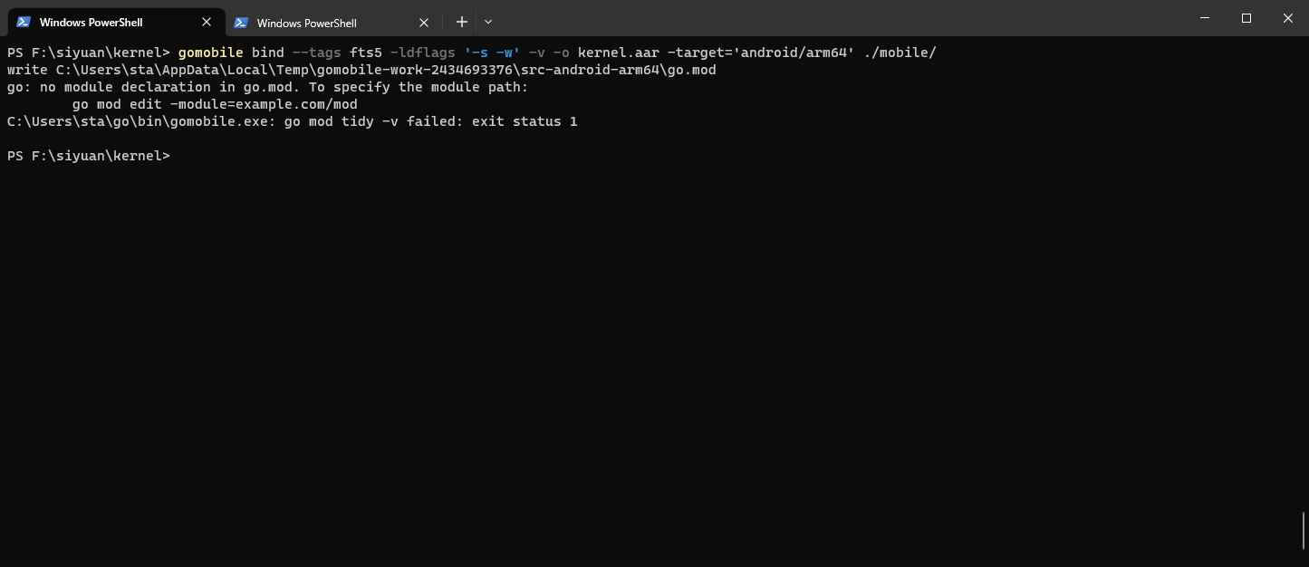 gomobile 编译安卓报错 · Issue #8844 · siyuan-note/siyuan · GitHub