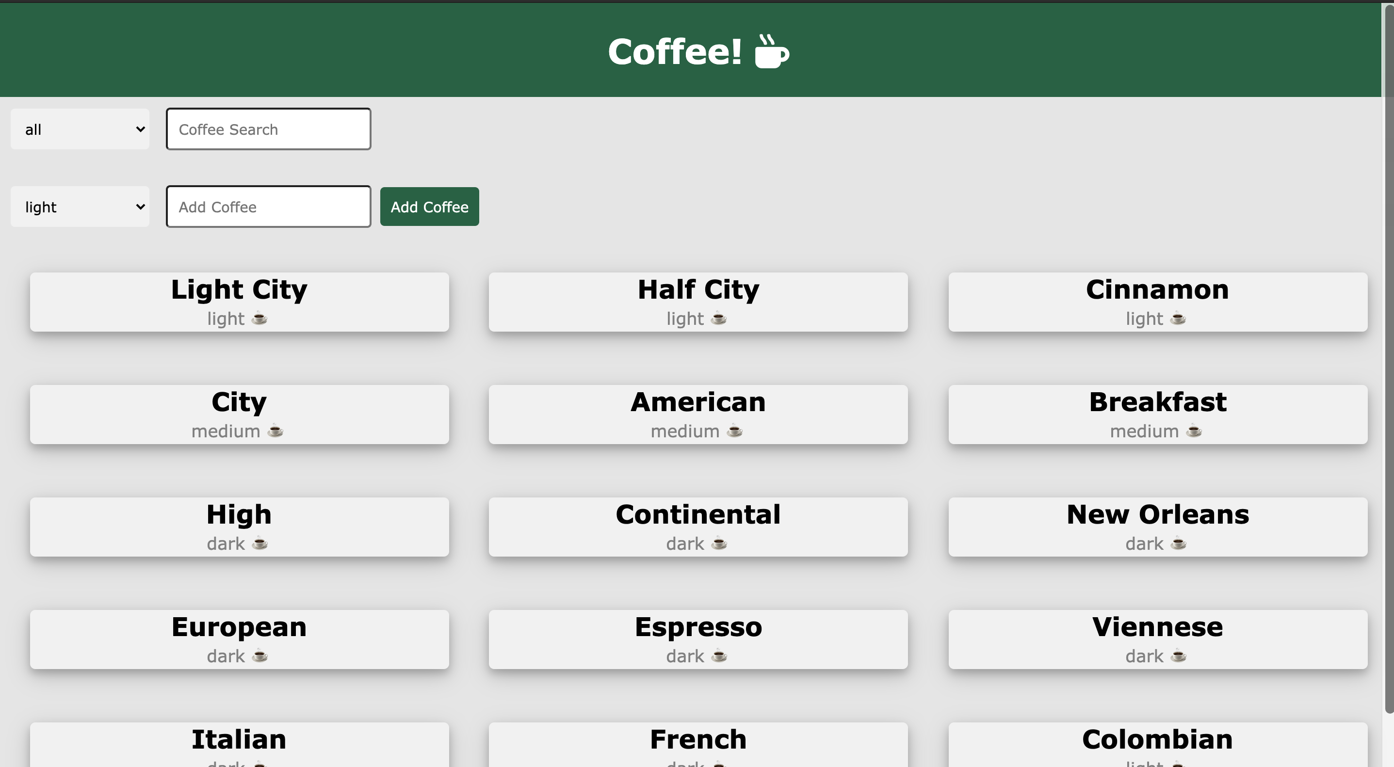 GitHub - valmeza/coffee-project