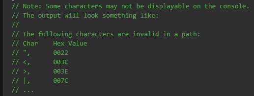 Path.GetInvalidPathChars() doesn't include angle brackets · Issue #44520 · dotnet/runtime · GitHub