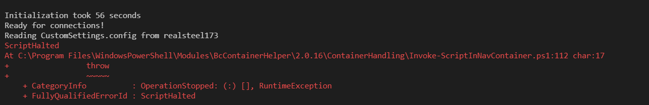 New-BcContainer fails on Docker 4.0.1 · Issue #2086 · microsoft/navcontainerhelper · GitHub