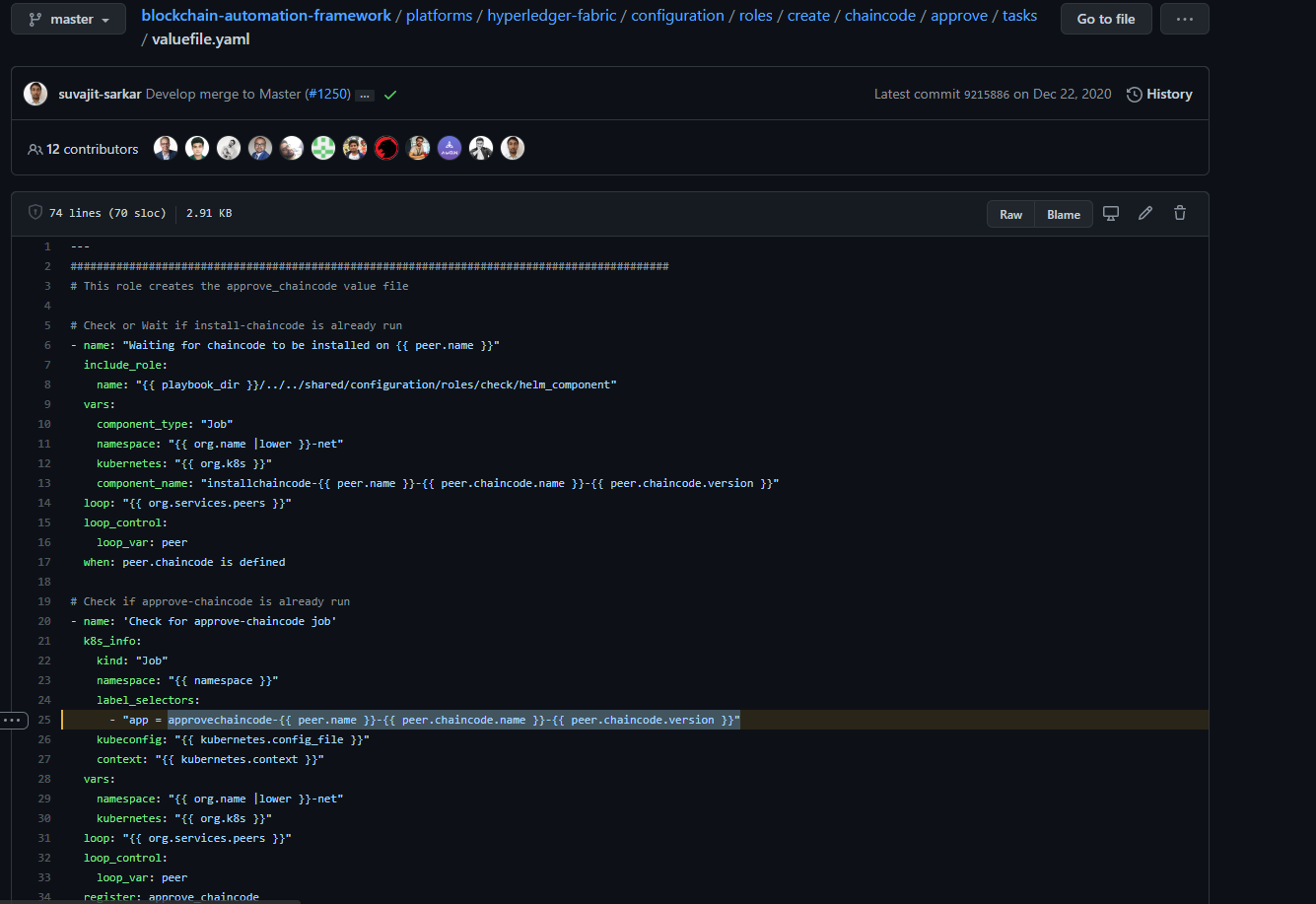 Approve chaincode check is incorrect · Issue #1296 · hyperledger-bevel/bevel · GitHub