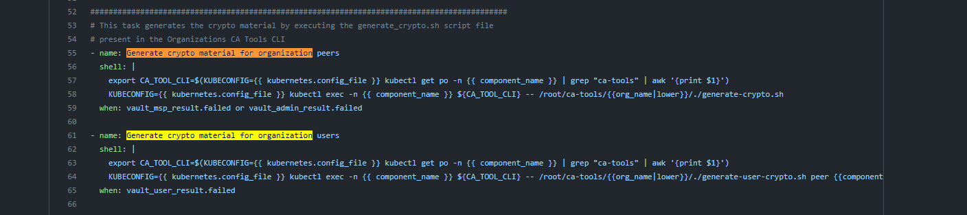 Peer and order pods stuck at CrashLoopBackOff · Issue #1569 · hyperledger-bevel/bevel · GitHub
