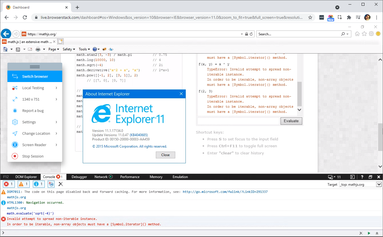 No longer ES5 compatible due to use of Symbol · Issue #2245 · josdejong ...