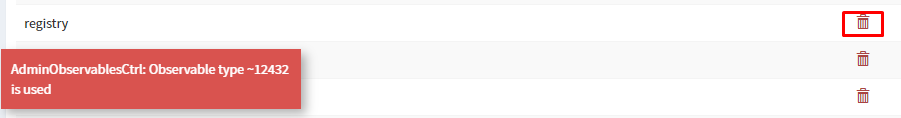 [Bug] After add new observable type - can`t deleting it. · Issue #2279 · TheHive-Project/TheHive ...