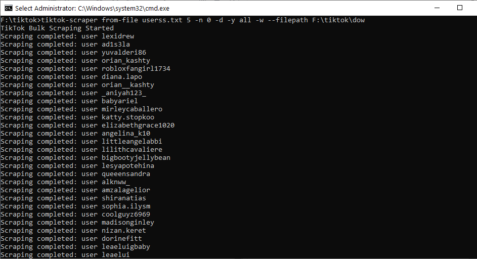 Can't download any video · Issue #99 · drawrowfly/tiktok-scraper · GitHub