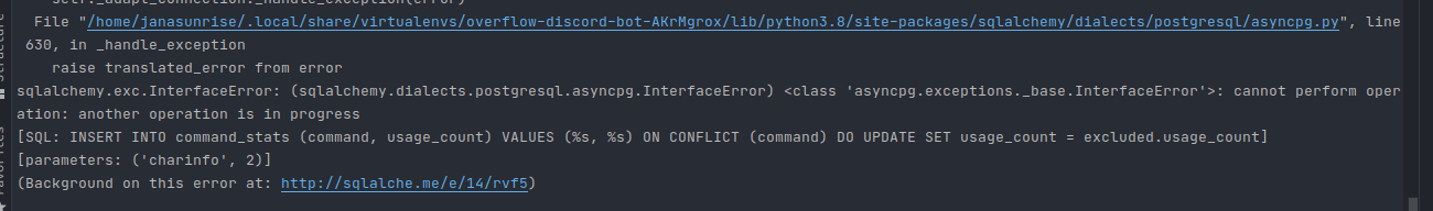 Performing AsyncIO pooling in SQLAlchemy. · sqlalchemy sqlalchemy · Discussion #5980 · GitHub