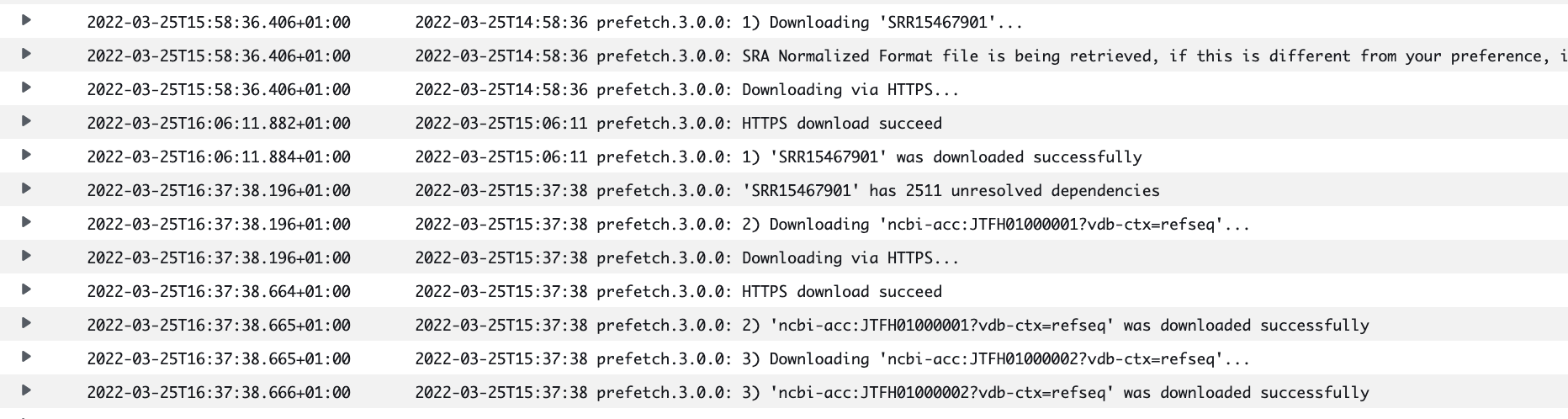 prefetch v3.0.0 : timeout exhausted while creating file within network system module · Issue ...