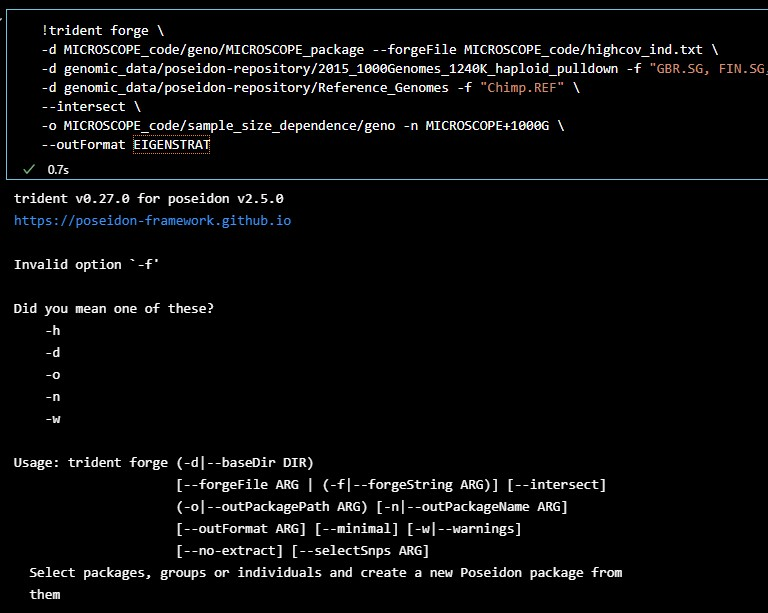 From `v0.27`, `--forgeFile` and `--forgeString` can't be appeared together. Can still do it in ...