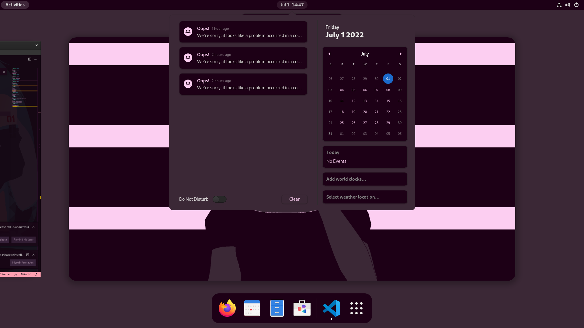 GitHub - retraigo/gnome-queen: Gnome shell css I made for personal use. Just modifies some colors.