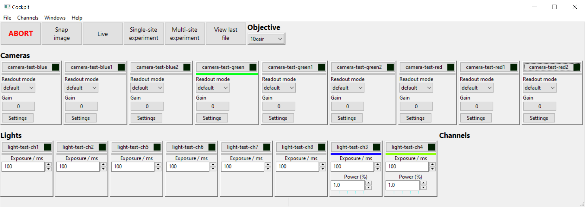 Filter panel disappears when large amount of cameras are used · Issue #671 · microscope-cockpit ...