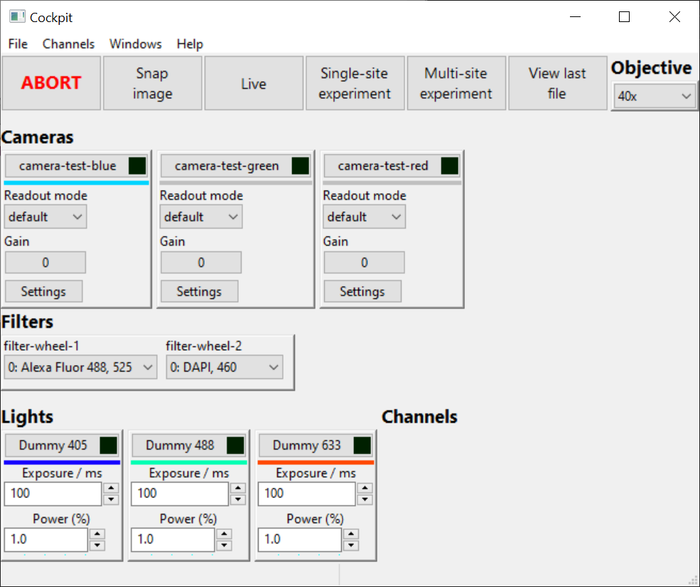Camera wavelengths do not work with multiple filter wheels · Issue #672 · microscope-cockpit ...