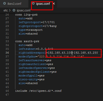 IKEv2无法配置静态IP · Issue #1403 · hwdsl2/setup-ipsec-vpn · GitHub