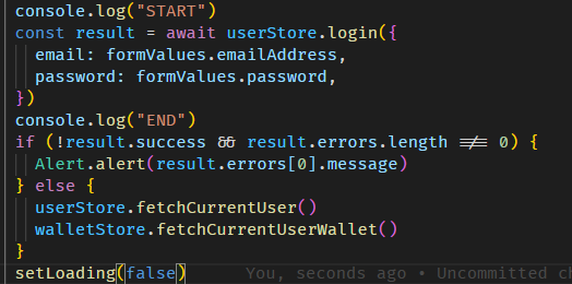 GraphQL API request does not return any response, even not throwing ...